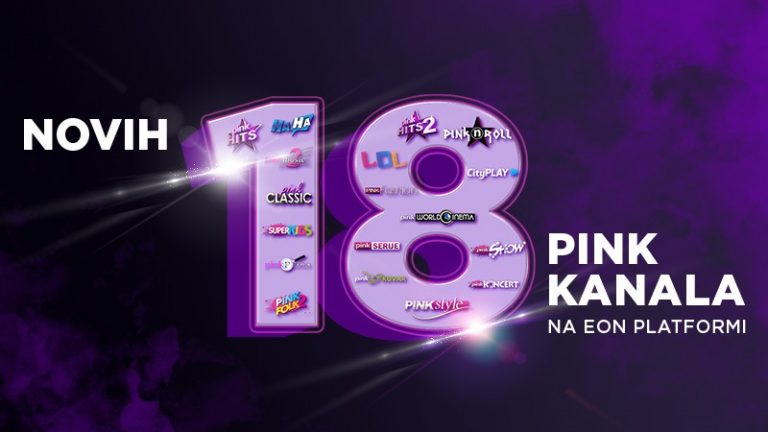 Čak 18 novih Pink kanala na EON platformi | SBB