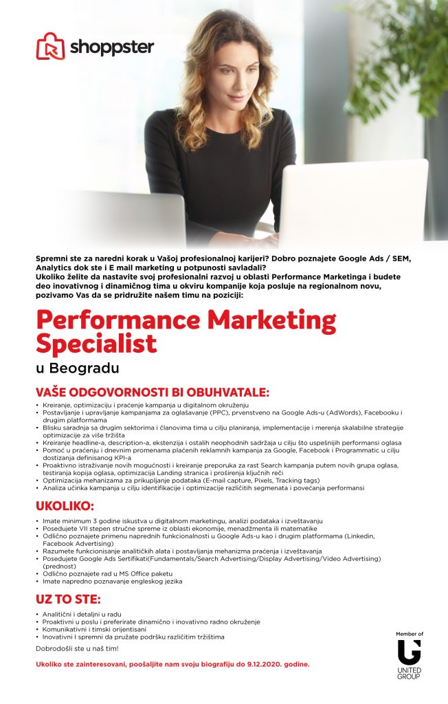 Performance marketing specialist | SBB