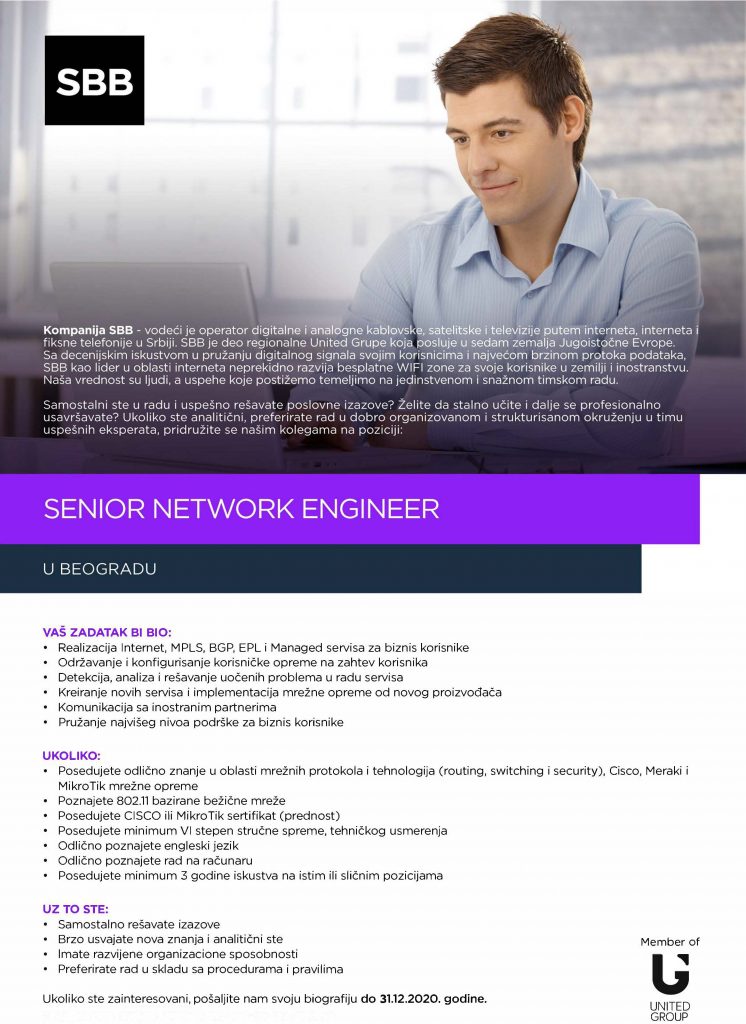 Senior Network Engineer | SBB
