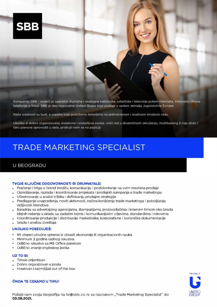 Trade Marketing Specialist | SBB