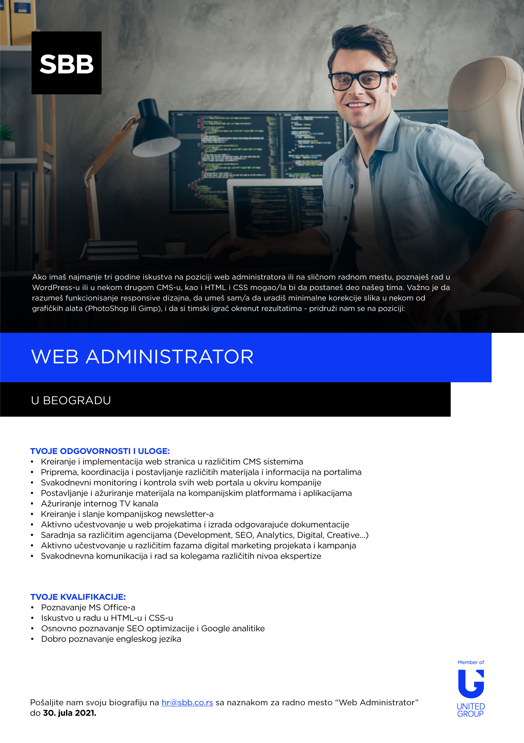 Web Administrator | SBB