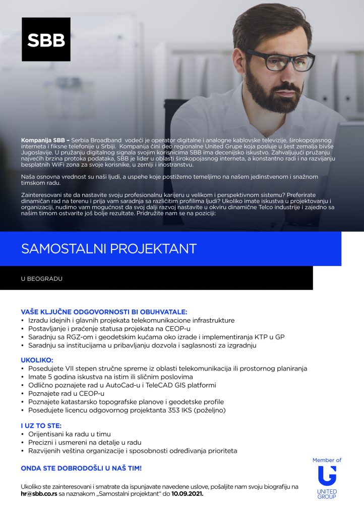 Samostalni projektant | SBB