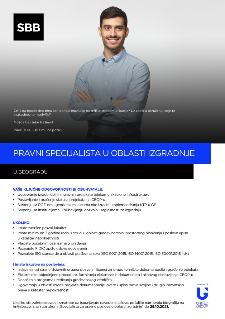Pravni specijalista u oblasti izgradnje | SBB