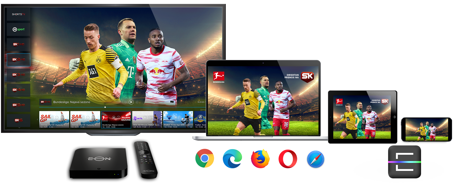 EON TV - Tvoji omiljeni sadržaji, aplikacije, Android igre | SBB