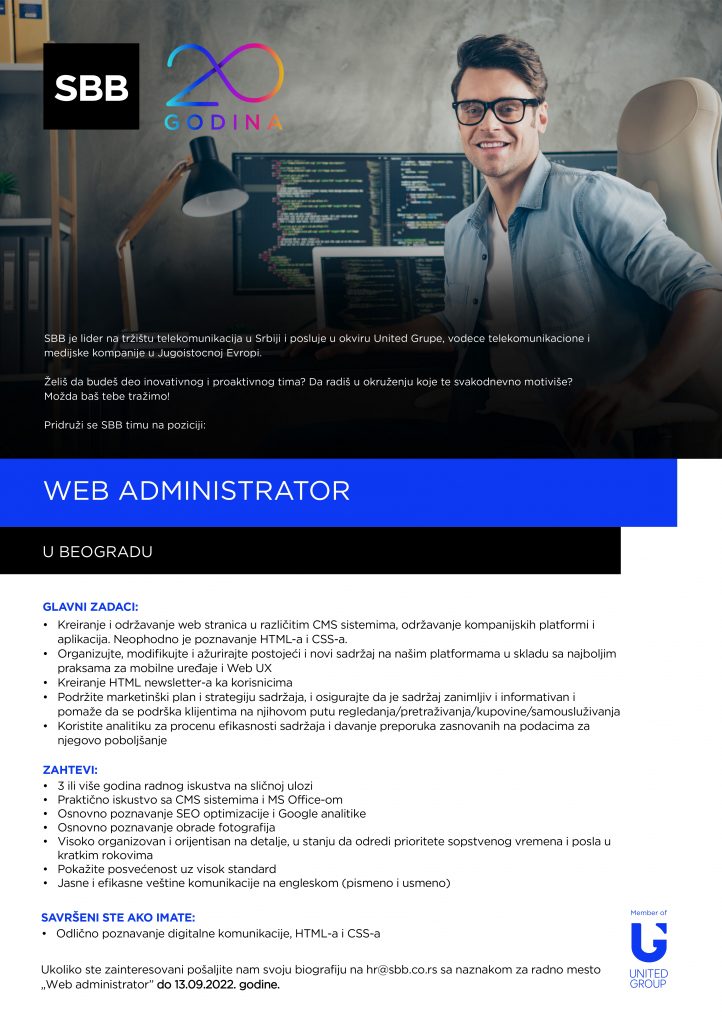 Web administrator | SBB