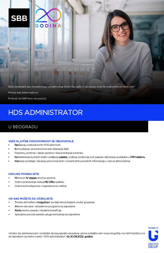 HDS administrator | SBB