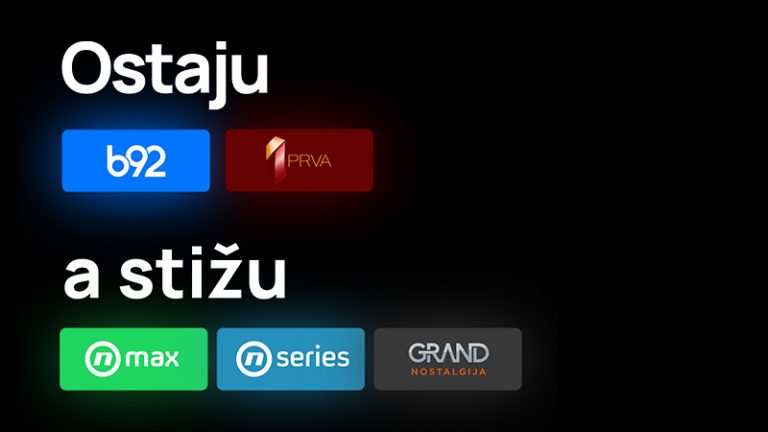 Prva i B92 ostaju deo SBB ponude. A stiže i pet novih kanala | SBB
