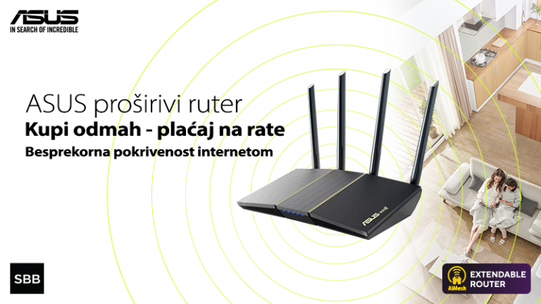 Surfuj uz super modele WiFi rutera - Uređaj na rate | SBB