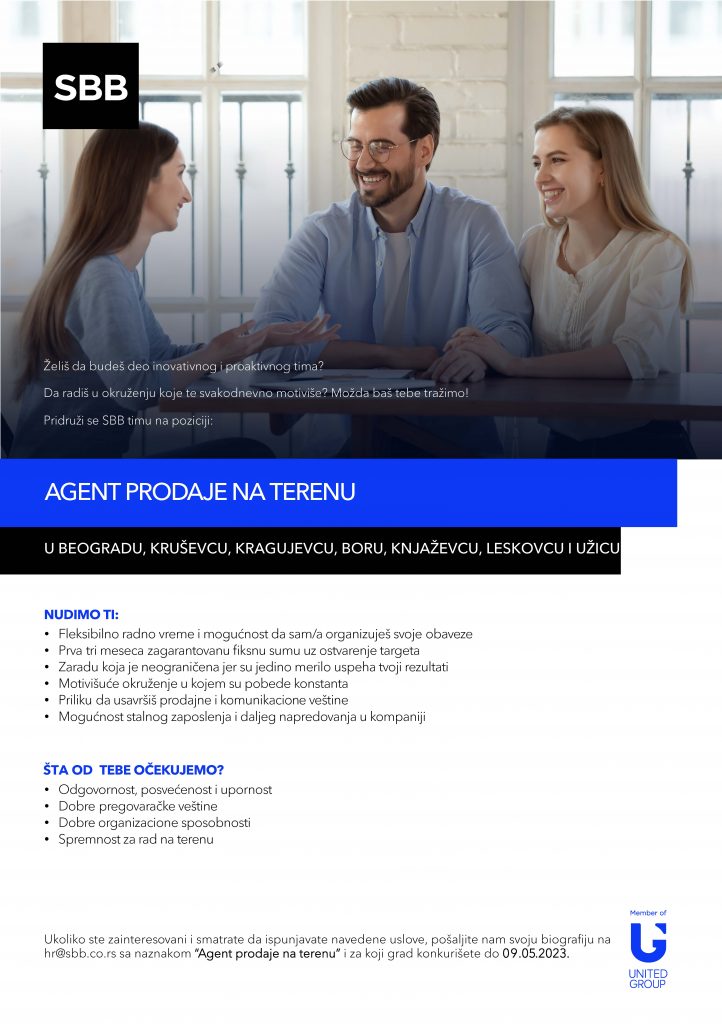 Agent prodaje na terenu | SBB