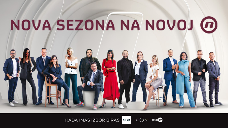 Počela je najuzbudljivija jesenja sezona na TV Nova | EON, SBB