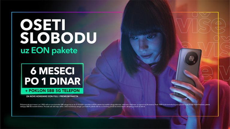 SBB: Oseti slobodu uz EON pakete | SBB